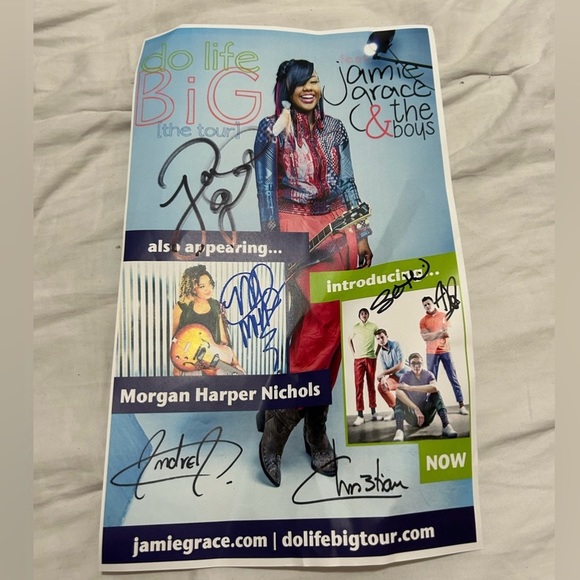 Jamie Grace | Art | Jamie Gracie And More Signed Poster | Poshmark